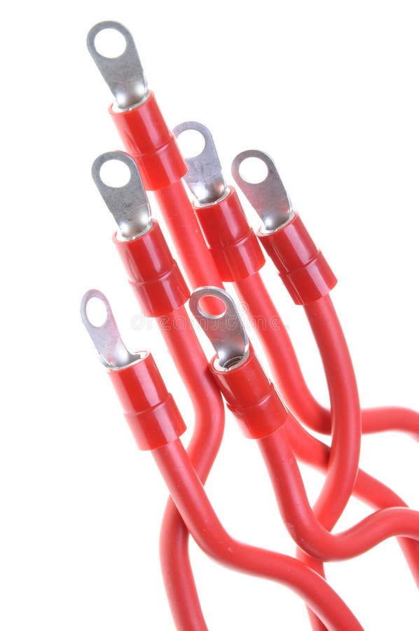 Red and Black Power Plugs - Leadership Concept. Stock Photo - Image of ...