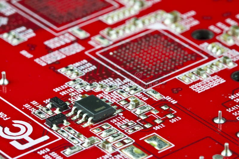 Electronic circuit stock image. Image of chip, component - 7591133