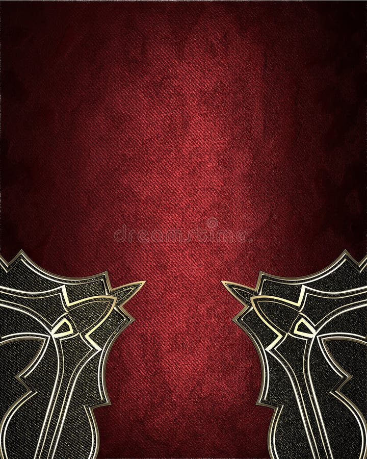 Red Element for Design. Template for Design Stock Illustration ...