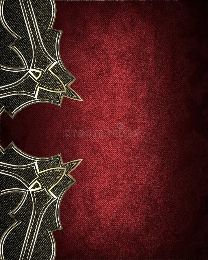 Red Element for Design. Template for Design Stock Illustration ...