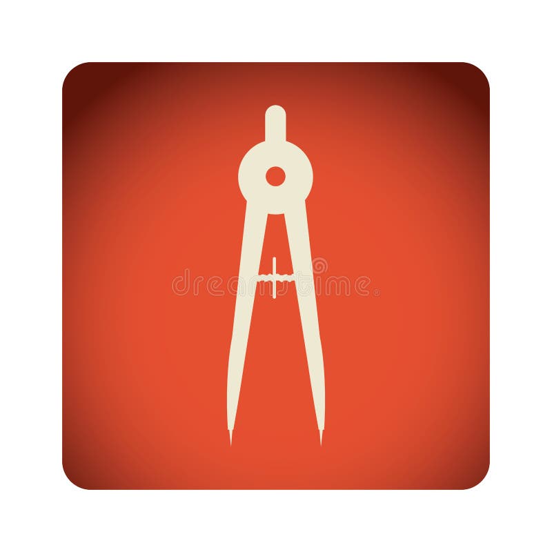 Red Emblem Compass School Tools Icon Stock Illustrations – 2 Red Emblem ...