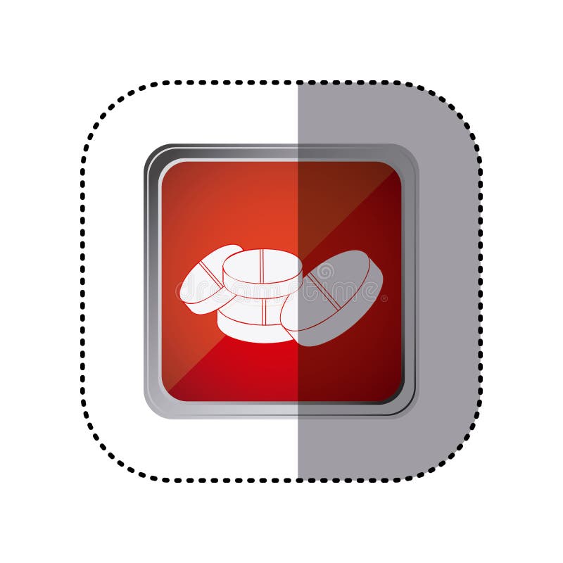 Red Emblem Drugs Medications Stock Illustration - Illustration of icons ...