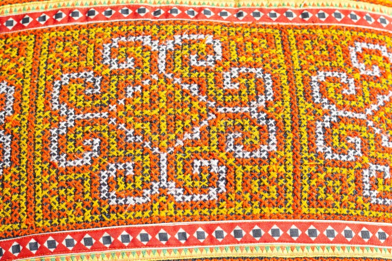 Red embroidered cotton stock image. Image of concept - 59868473