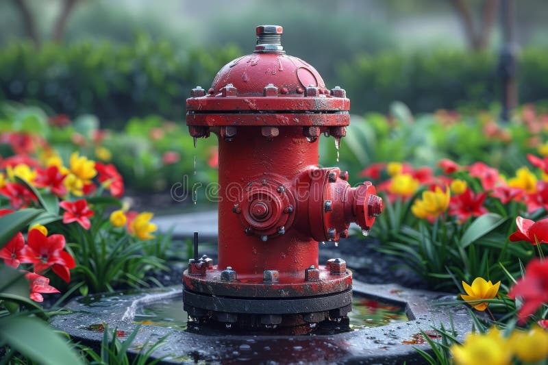 Red Emergency Fire Hydrant Essential Fire Safety Equipment for Water ...
