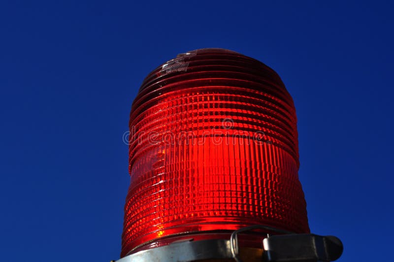 Red emergency lantern stock photo. Image of region, emergency - 80794296