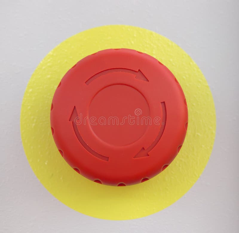 Red emergency stop button stock image. Image of button - 57223091