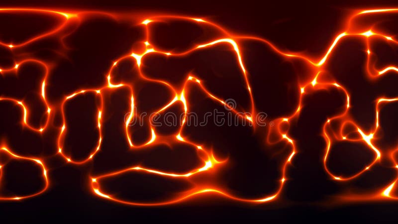 Red Energy with Electric Discharge. Plasma Energy. Electric Arc. Yellow ...