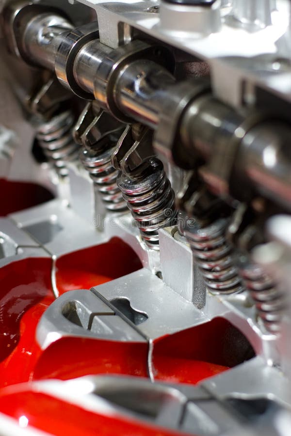 Red engine stock image. Image of plunger, stopcock, engine - 3255787