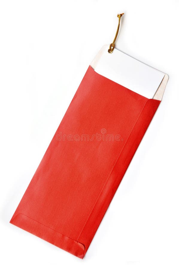 Red envelope stock image. Image of looking, message, correspondence ...