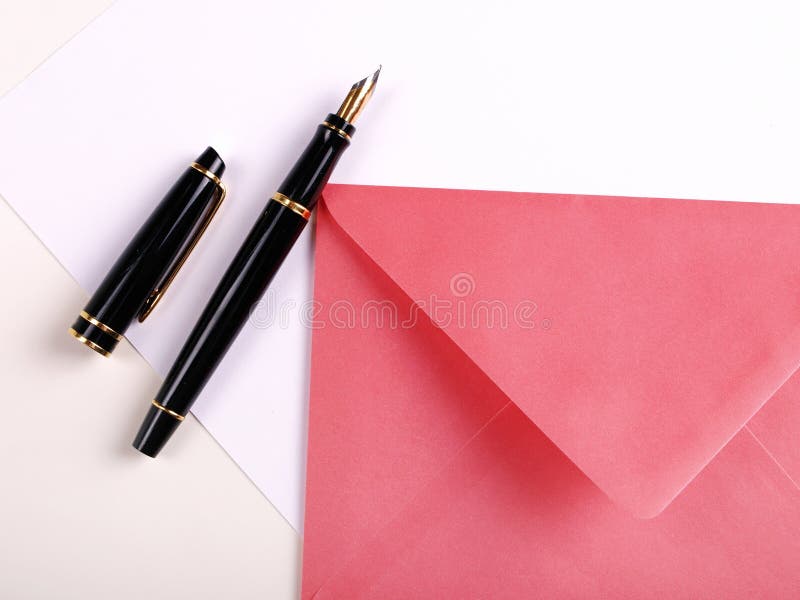 Red envelope stock image. Image of card, envelope, write - 4075129