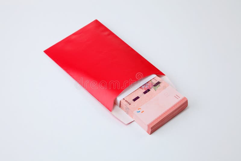 Red envelope with money stock photo. Image of tradition - 53814542