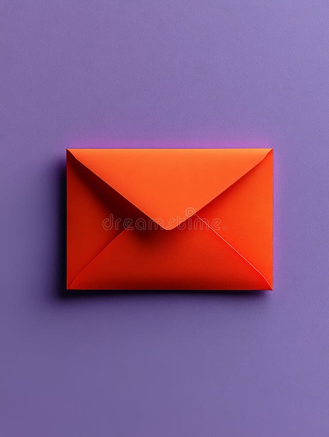 Red Envelope Purple Background Simple Elegant Design Stock Photos ...