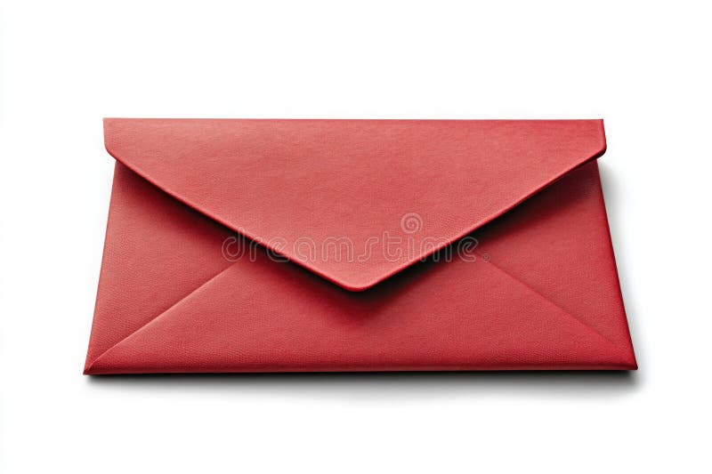 Red Envelope on White Background. AI Image Stock Photo - Image of ...