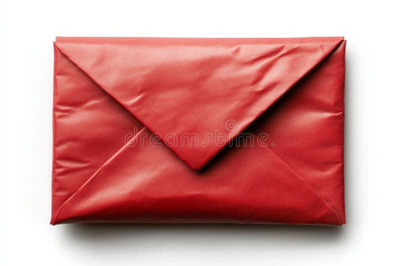 Red Envelope on White Background. AI Image Stock Photo - Image of ...