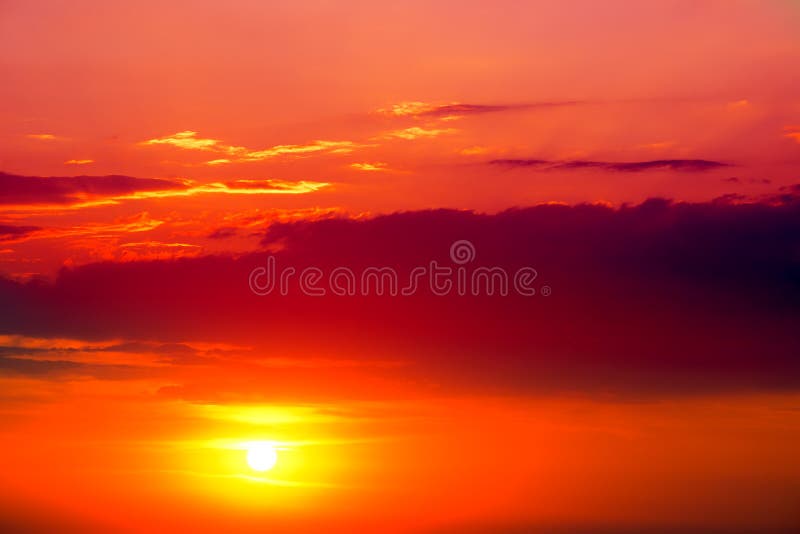 Red epic sunset stock photo. Image of dawn, color, light - 176912456