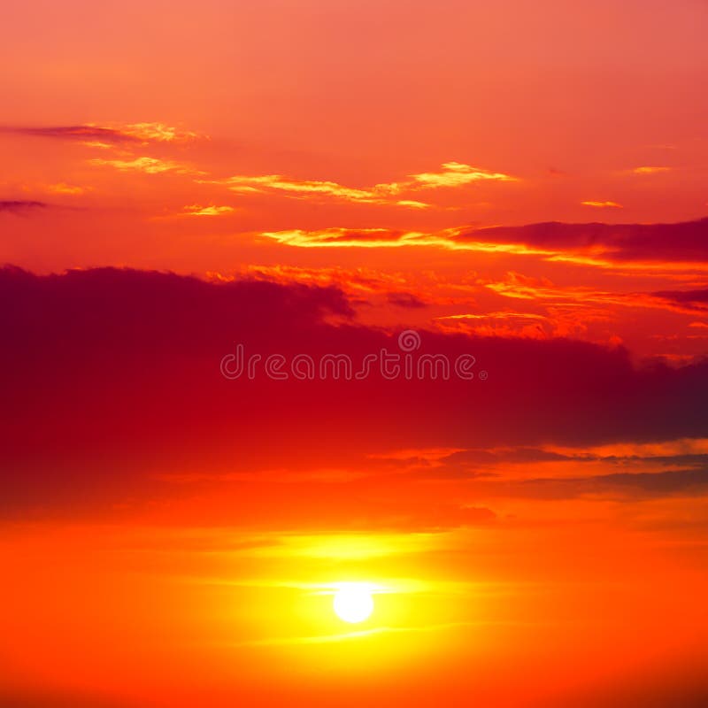 Red epic sunset stock image. Image of light, color, environment - 185739409