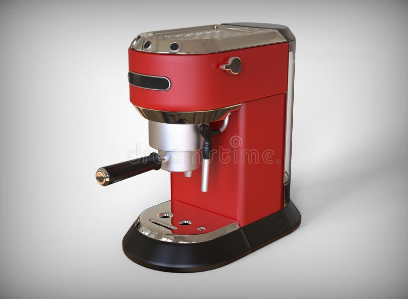 Red Espresso Coffee Machine Stock Illustrations – 1,777 Red Espresso ...