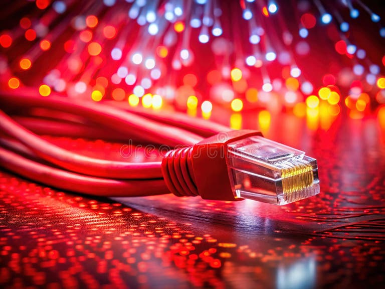 Red Ethernet Cable a Deep Dive into Network Connectivity with RJ45 and ...