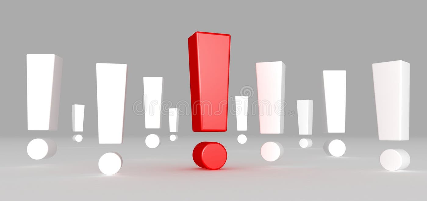 Red Exclamation Mark Stock Illustrations – 13,049 Red Exclamation Mark ...