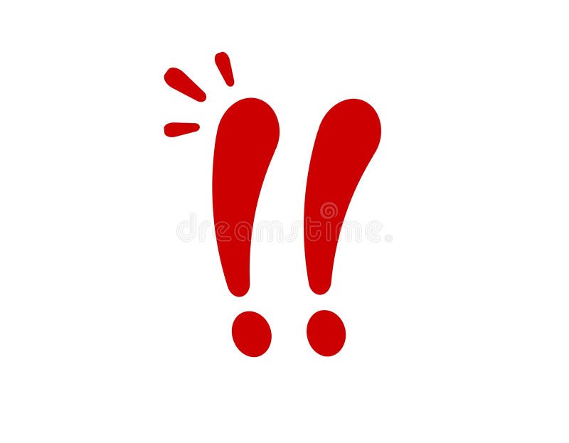 Red Exclamation and Question Mark Symbol Art Stock Vector ...