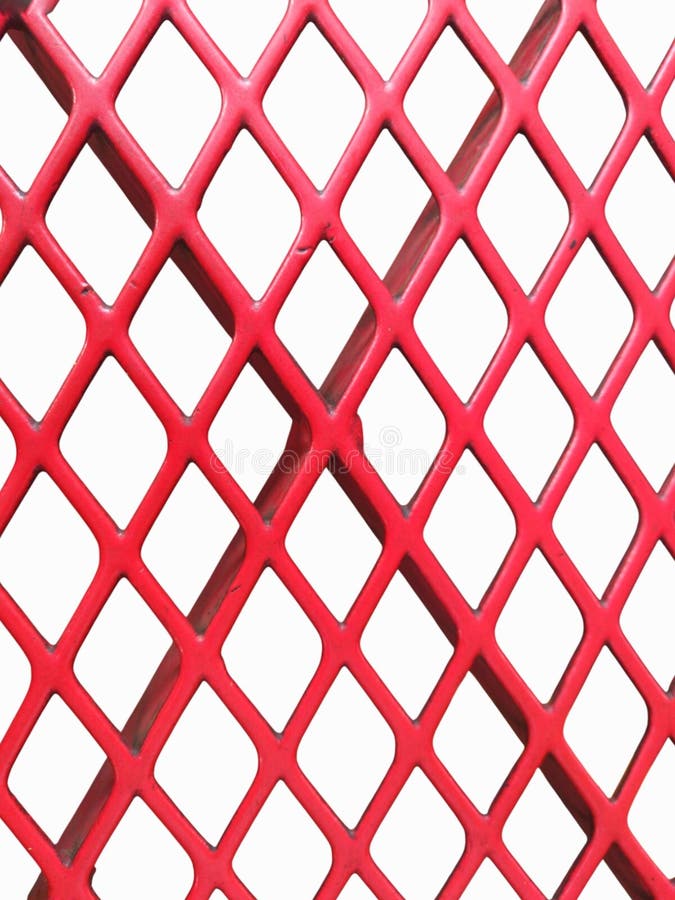 Red Expanded Metal Mesh Texture Stock Illustration - Illustration of ...