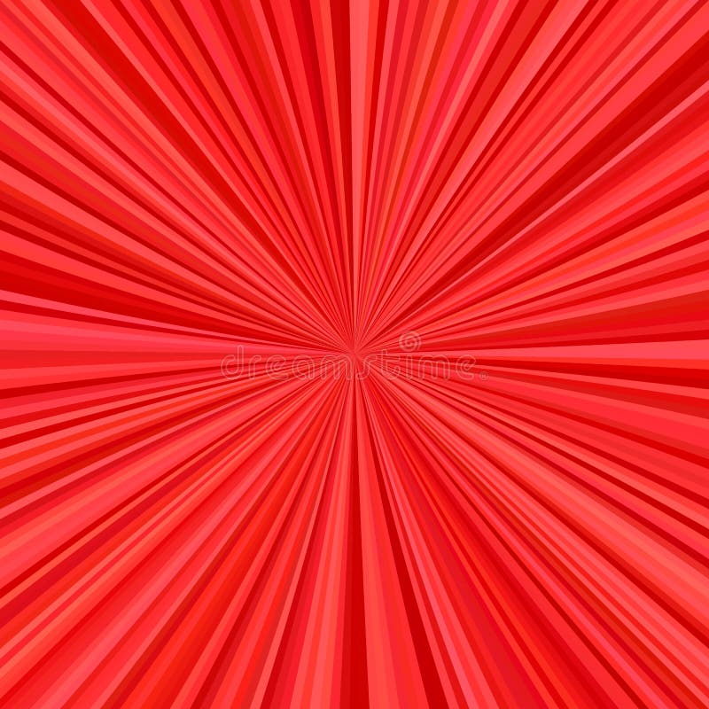 Red Explosion Background from Radial Stripes Stock Vector ...