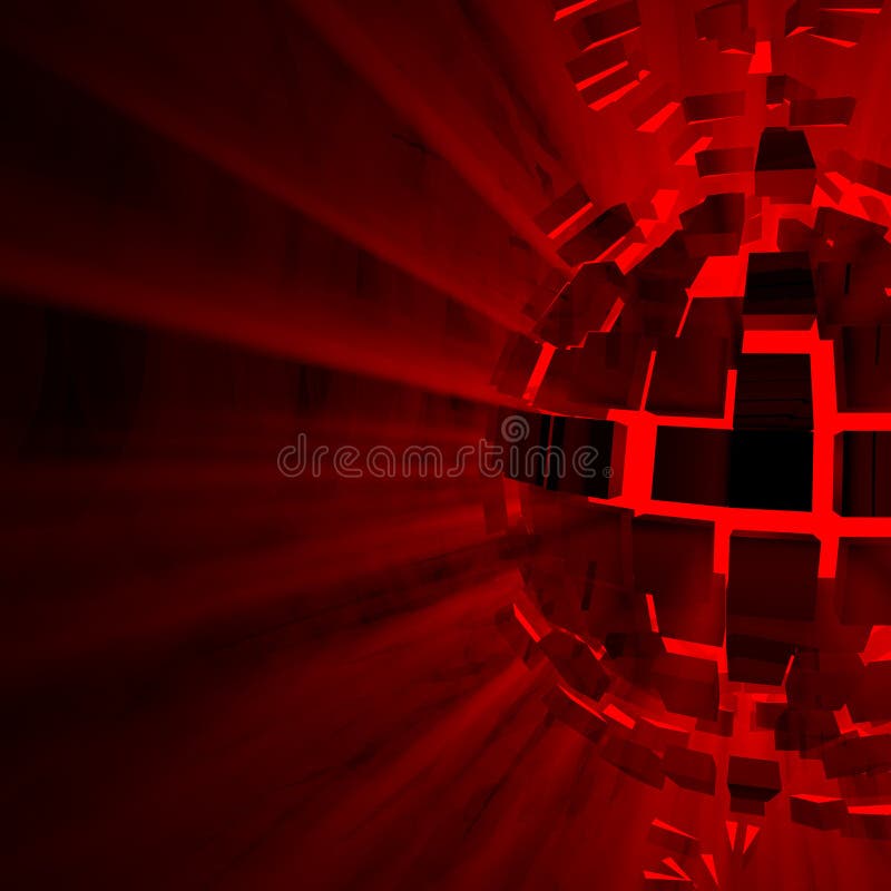 Red Explosion Background stock illustration. Illustration of color ...