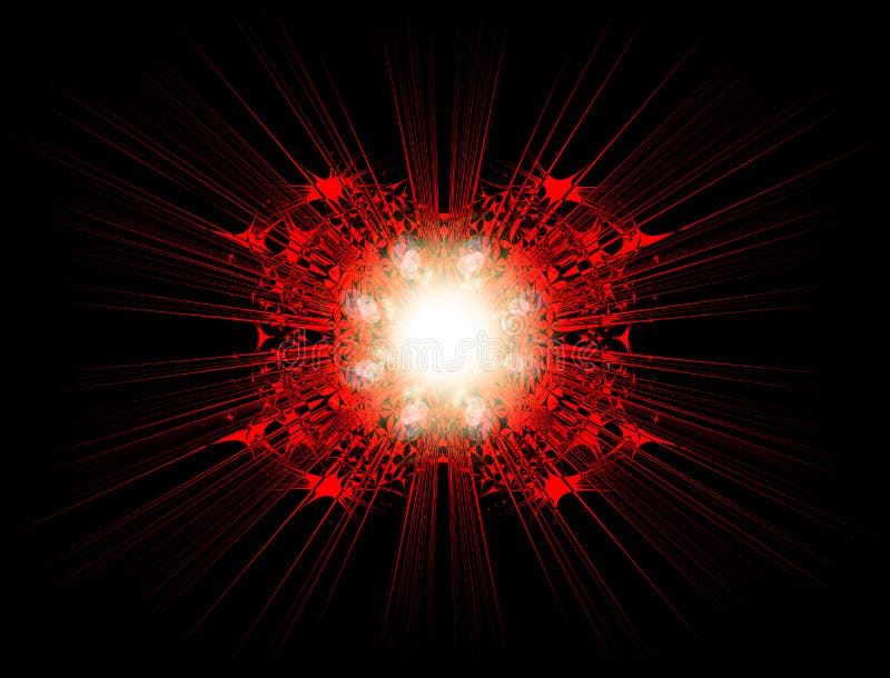Red explosion 3 stock illustration. Illustration of star - 89475558