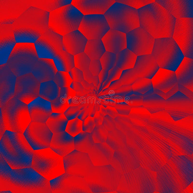 Red Eye Abstract Background Shapes and Blurs Stock Illustration ...