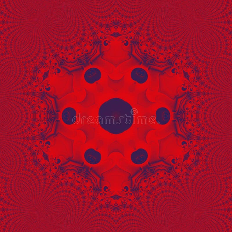 Red Eye Abstract Background Shapes and Blurs Stock Illustration ...