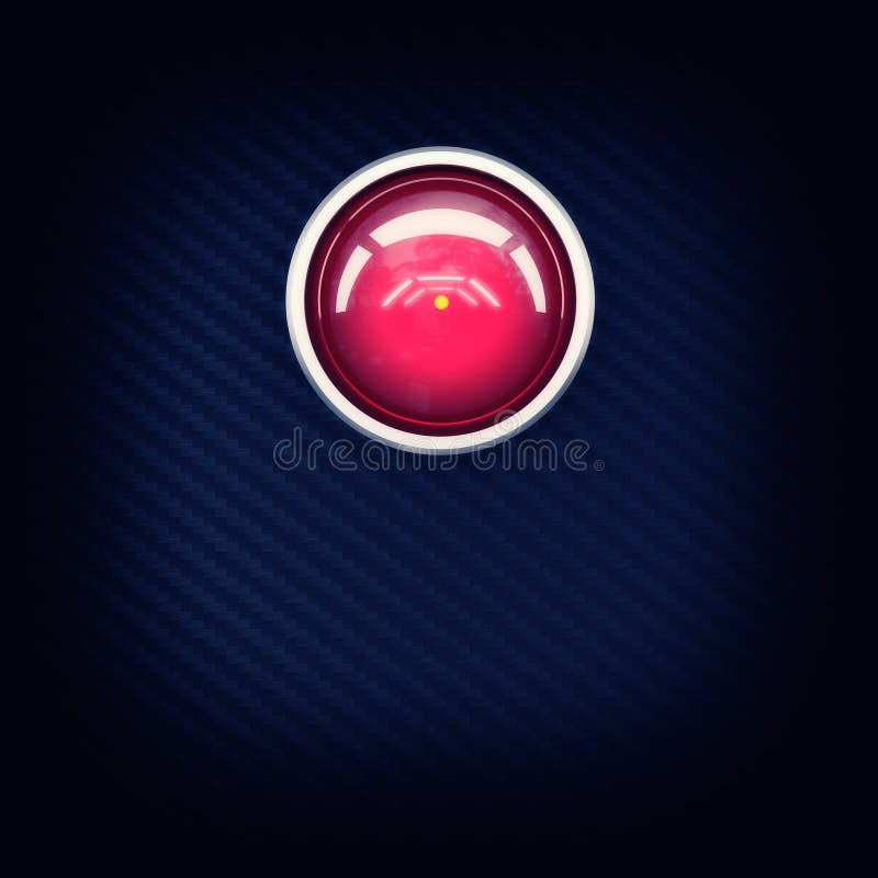 Red eye hal stock illustration. Illustration of computer - 30338957