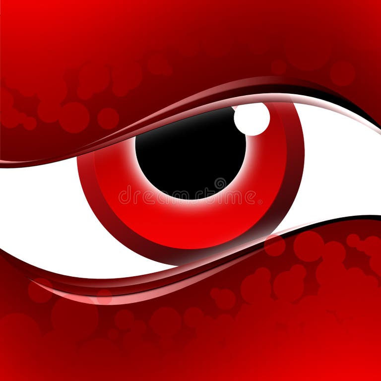 Evil Red Eye Stock Illustrations – 2,451 Evil Red Eye Stock ...