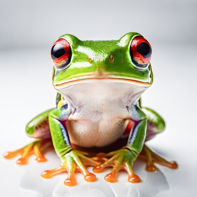 Red Eyed Tree Frog Hyla Arborea Stock Photos - Free & Royalty-Free ...