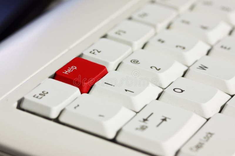 Red F1/Help button stock photo. Image of office, business - 14980786