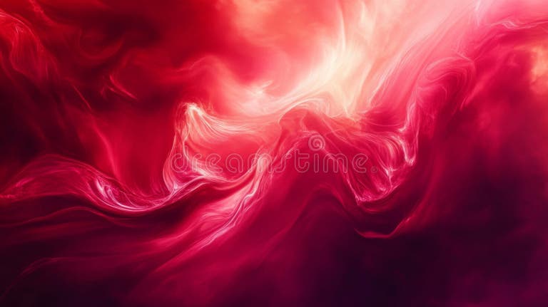 Red Fabric Abstract Background with Wave Texture Stock Illustration ...