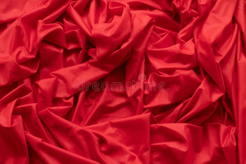 Red Fabric Background. the Cloth. Texture. Color Stock Photo - Image of ...