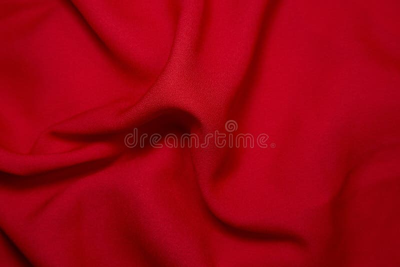 Red Fabric Background. Red Cloth Waves Background Texture. Red Fabric ...