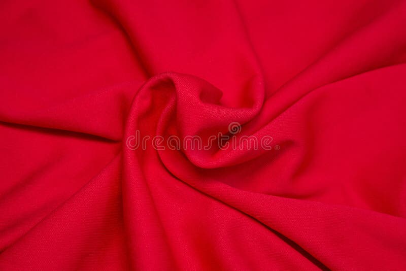 Red Fabric Background. Red Cloth Waves Background Texture Stock Photo ...