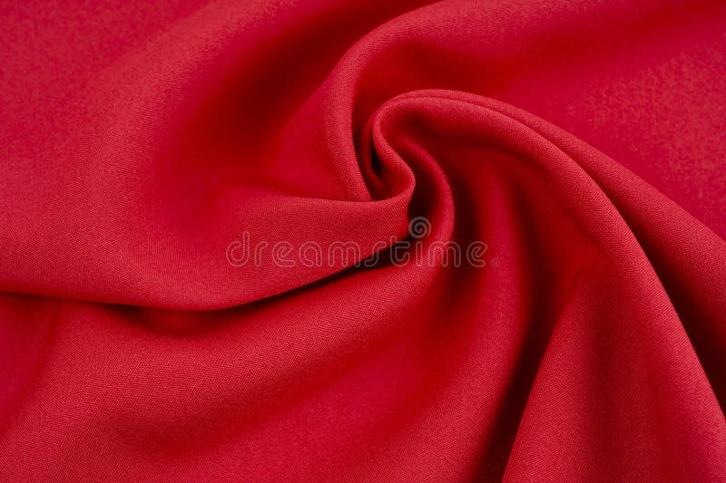 Red Fabric Background Texture Silk Linen Cloth Satin Luxury Abstract ...