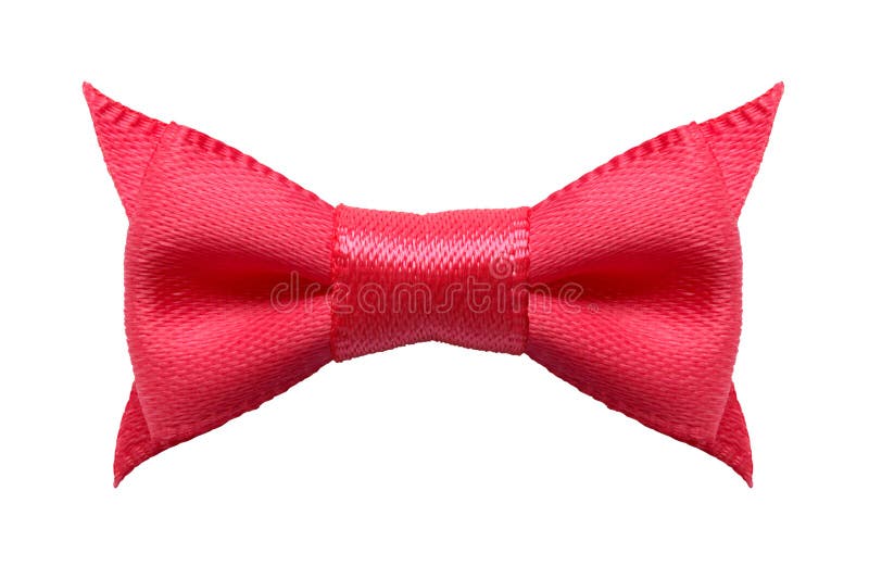 Red Fabric Bow stock image. Image of necktie, wear, white - 230870123