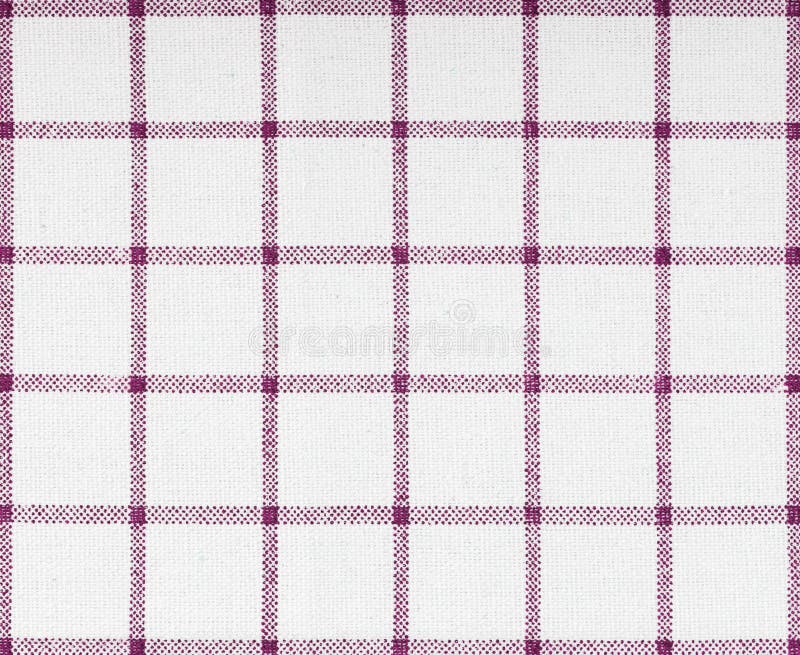 Red Fabric Checkered Fabric from Factory, Towel Stock Image - Image of ...