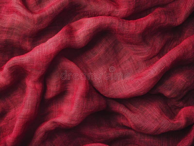 Red fabric close-up stock photo. Image of weaving, decoration - 380675444