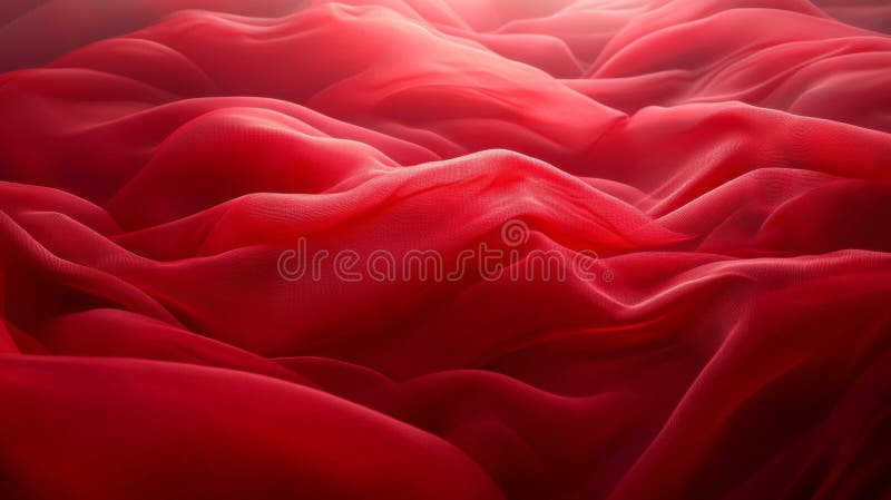 Red Fabric Draped Texture Background Stock Illustration - Illustration ...