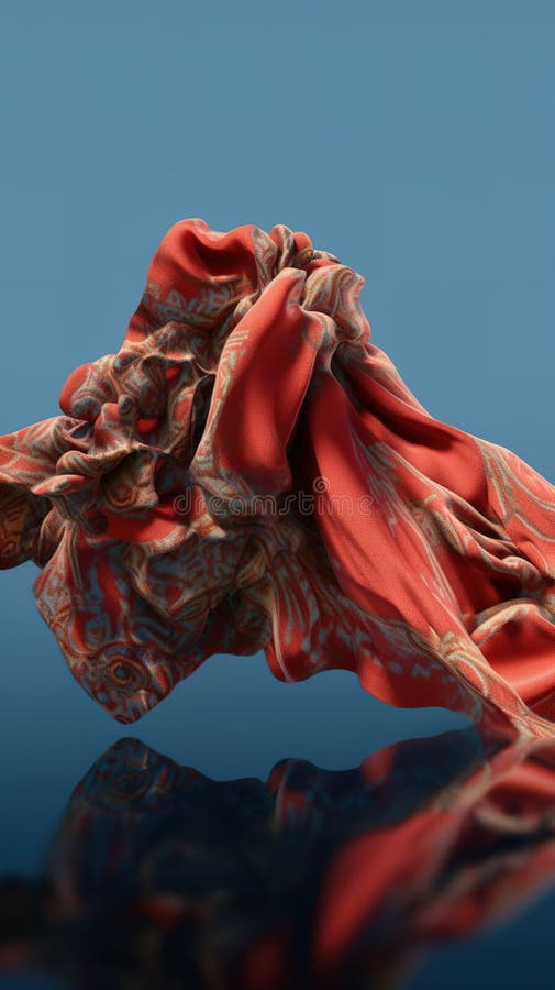 Red Flying Silk Fabric Fashion Background Stock Illustrations – 655 Red ...