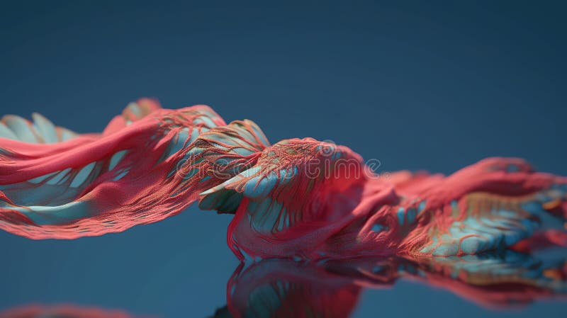 Red Flying Silk Fabric Fashion Background Stock Illustrations – 655 Red ...