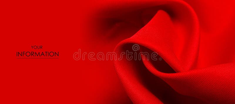 Red Fabric Material Texture Pattern Stock Image - Image of bright, blur ...