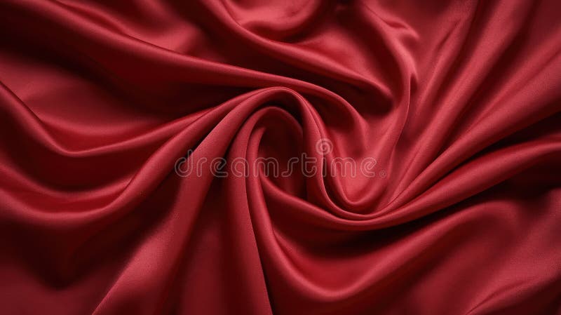 Red Fabric with a Pattern on it Stock Illustration - Illustration of ...