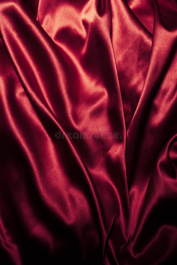 Red Fabric Satin Pattern Abstract Background Studio Shot Stock Photo ...