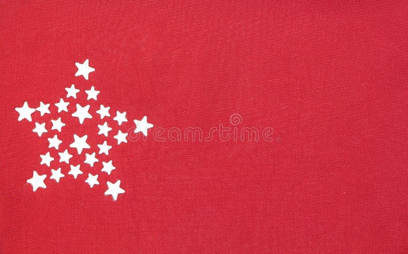 Red fabric with stars stock image. Image of ornament - 40798201