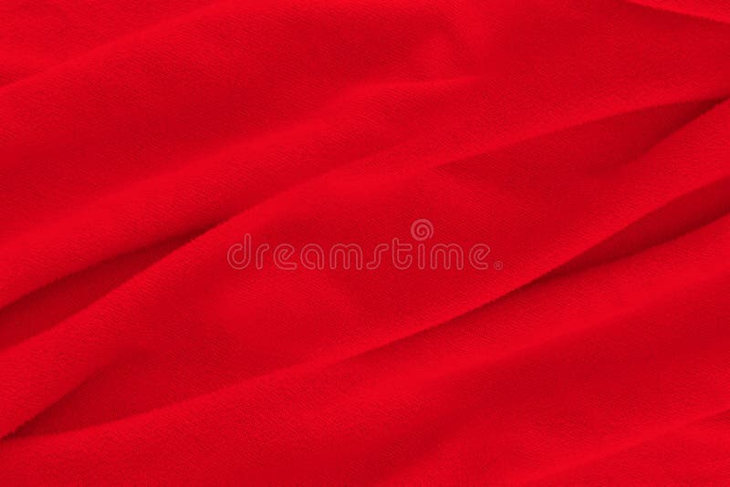 Abstract Red Cloth Backdrop with Soft Waves Stock Photo - Image of ...